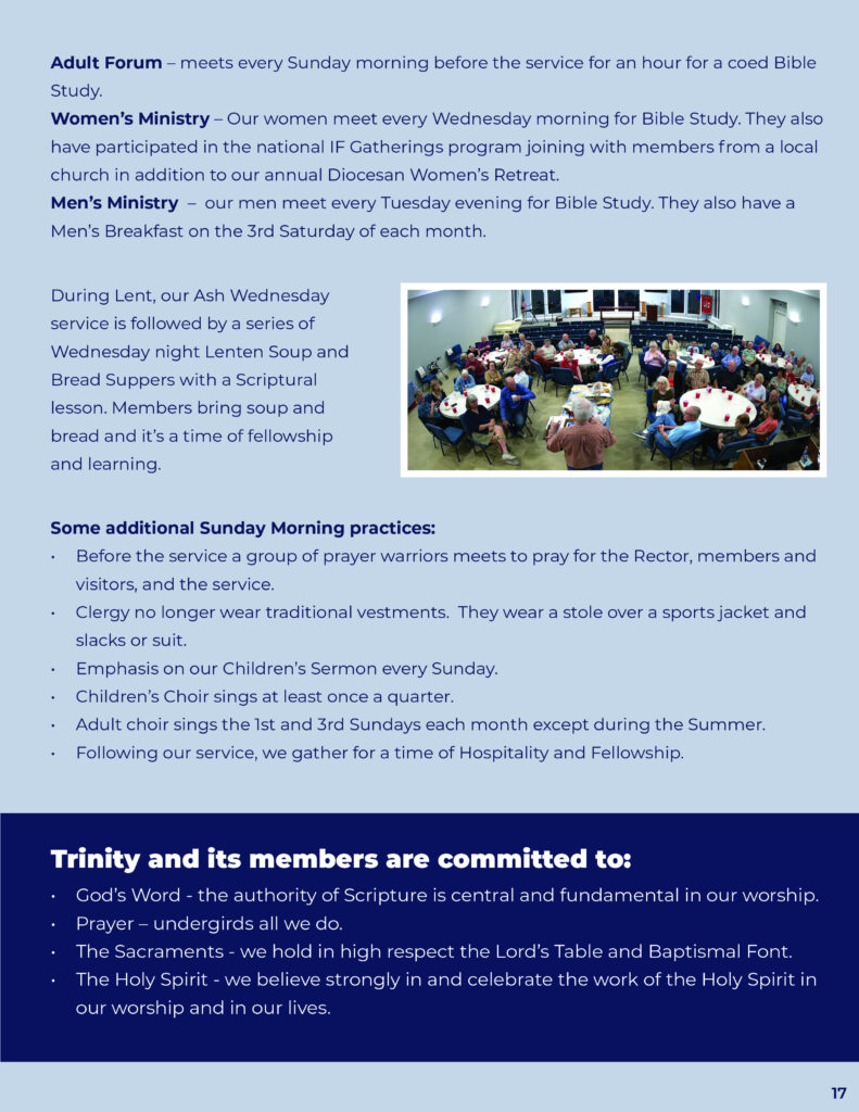 Rector Search - Trinity Anglican Church