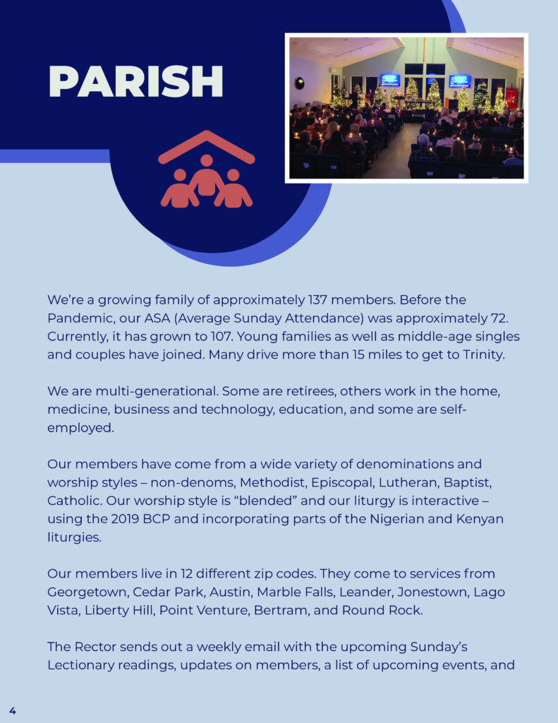 Rector Search - Trinity Anglican Church